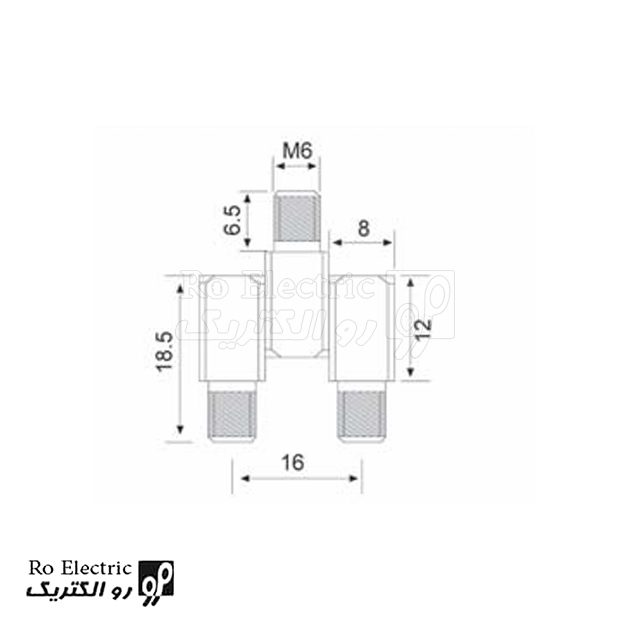 لولا سه تیکه مکعبی پیچ 6 Hinge 401 1 8x8 اطلاعات کامل قیمت مشاوره رو الکتریک یراق آلات